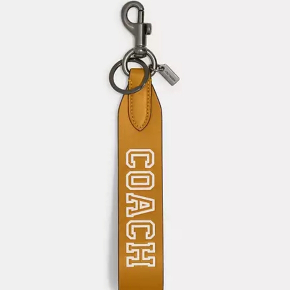Coach | Accessories | Loop Key Fob With Varsity Motif | Poshmark
